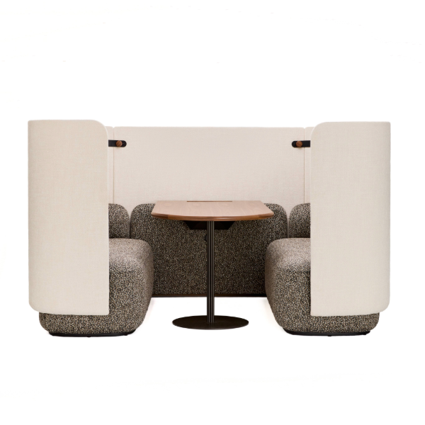 Mega Tulip 6 Person Booth – Government Furniture